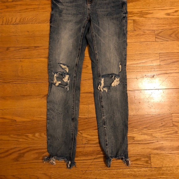 Zara | Jeans | Zara Ripped Jeans | Poshmark